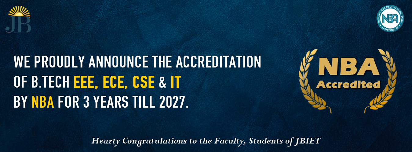 Home | J.B.Institute of Engineering & Technology