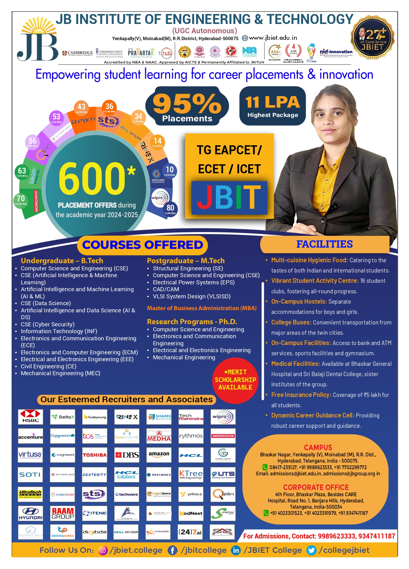 Home | J.B.Institute of Engineering & Technology